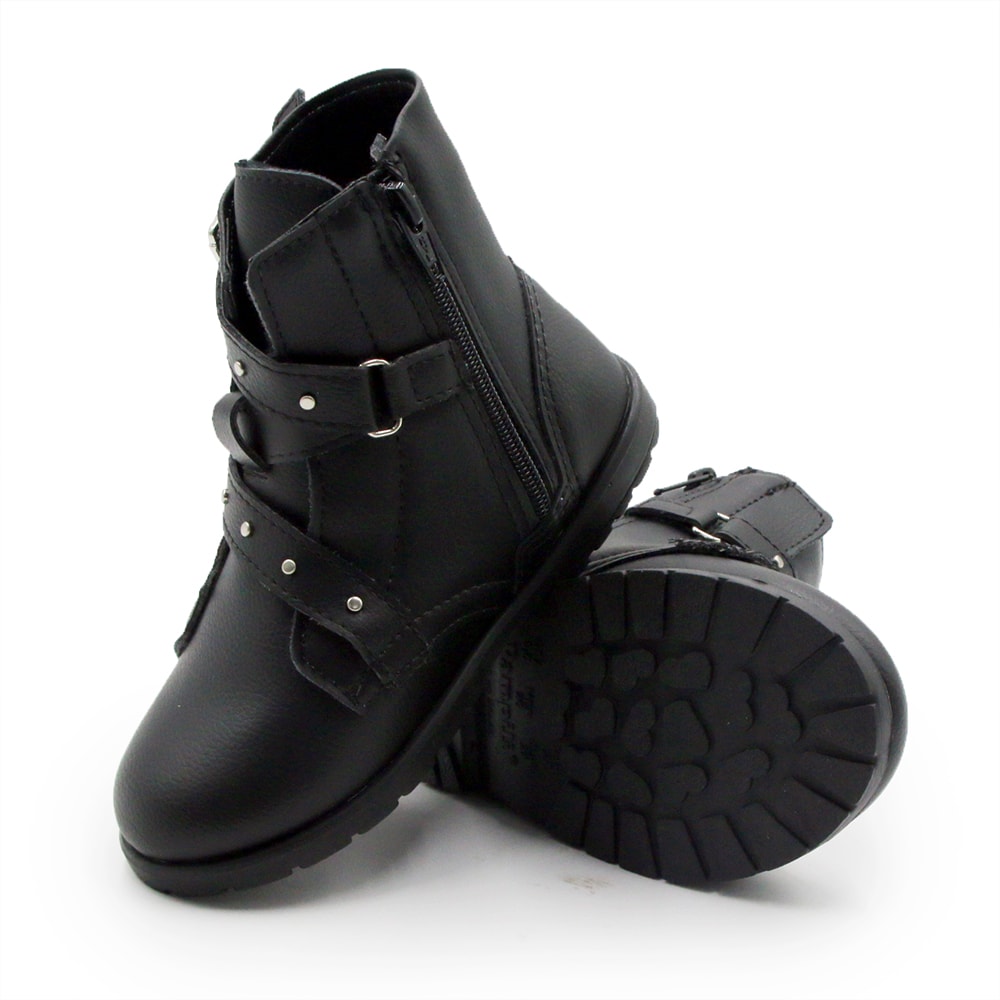 Bota Pampili Infantil Preto - 265775 - Anita Shoes