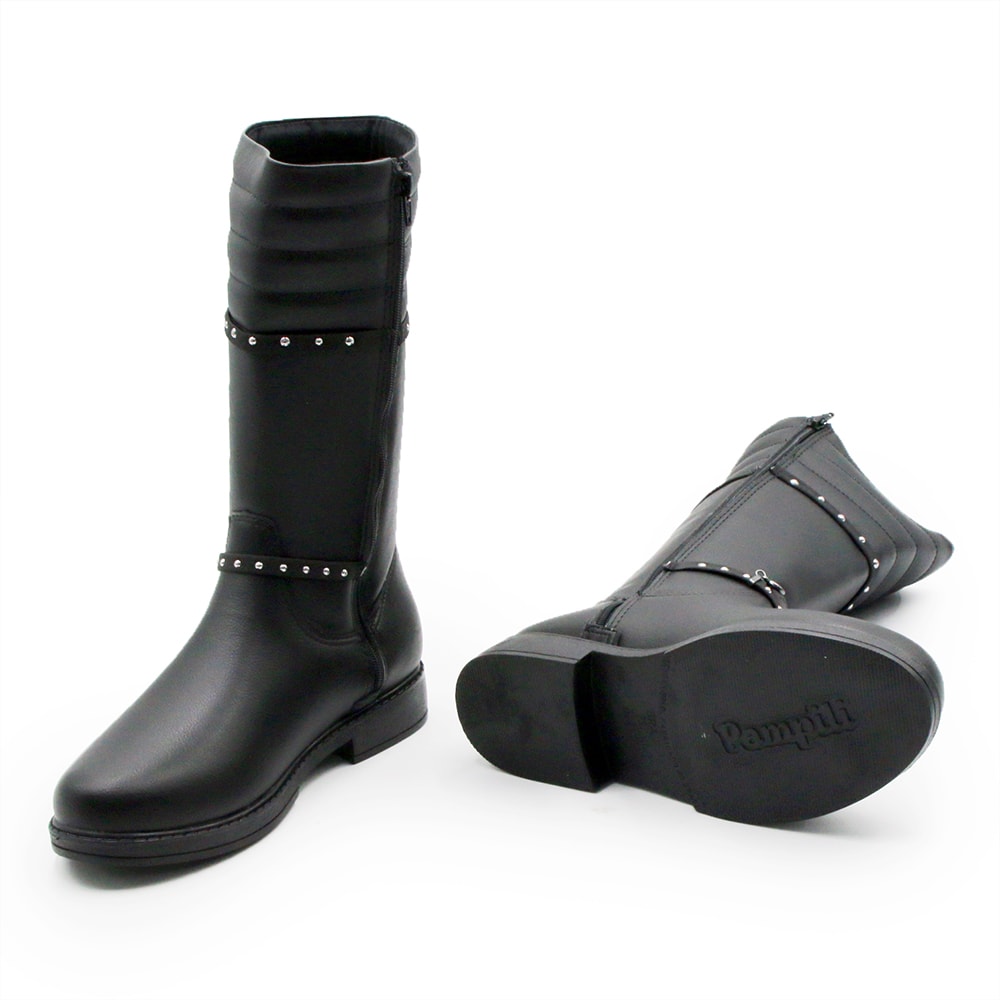 Bota Pampili Infantil Preto - 265778 - Anita Shoes