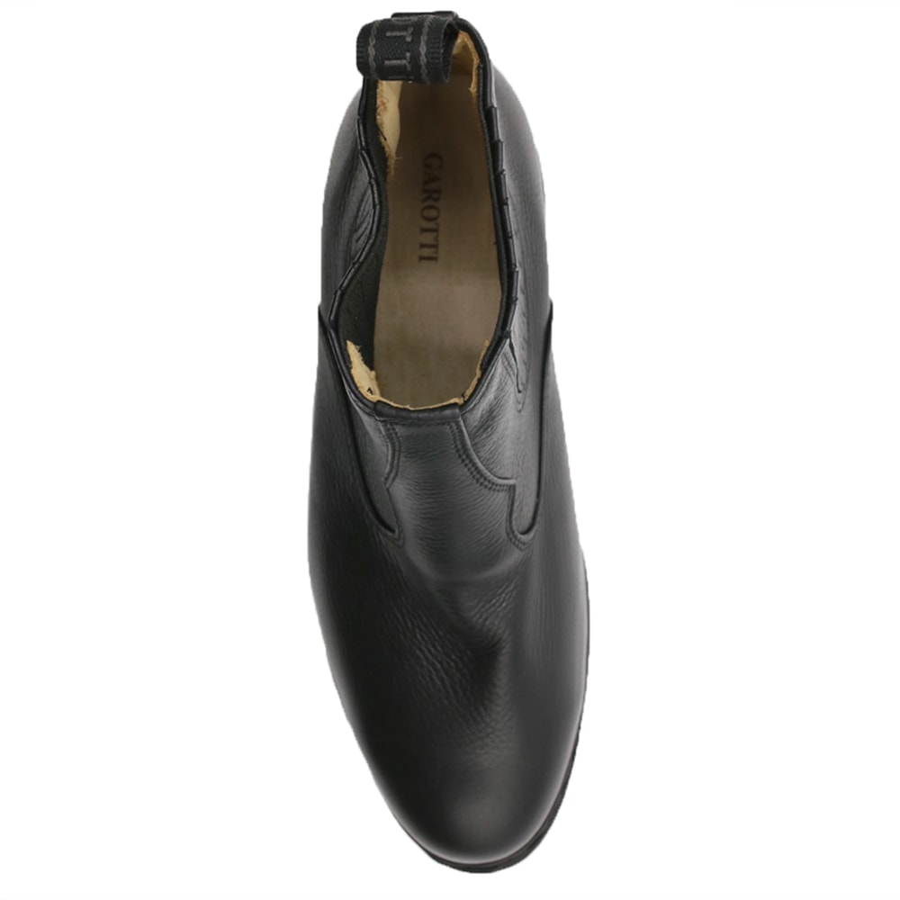 Botina Garotti Masculino Couro Preto - 241657 - Anita Shoes