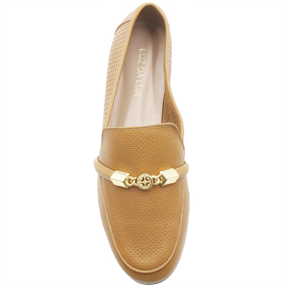 Mocassim Luz Da Lua Feminino Amendoa - 262292 - Anita Shoes