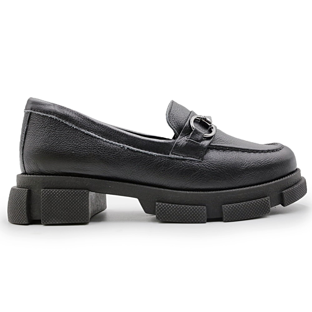 Mocassim Orcade Feminino Preto - 260943 - Anita Shoes