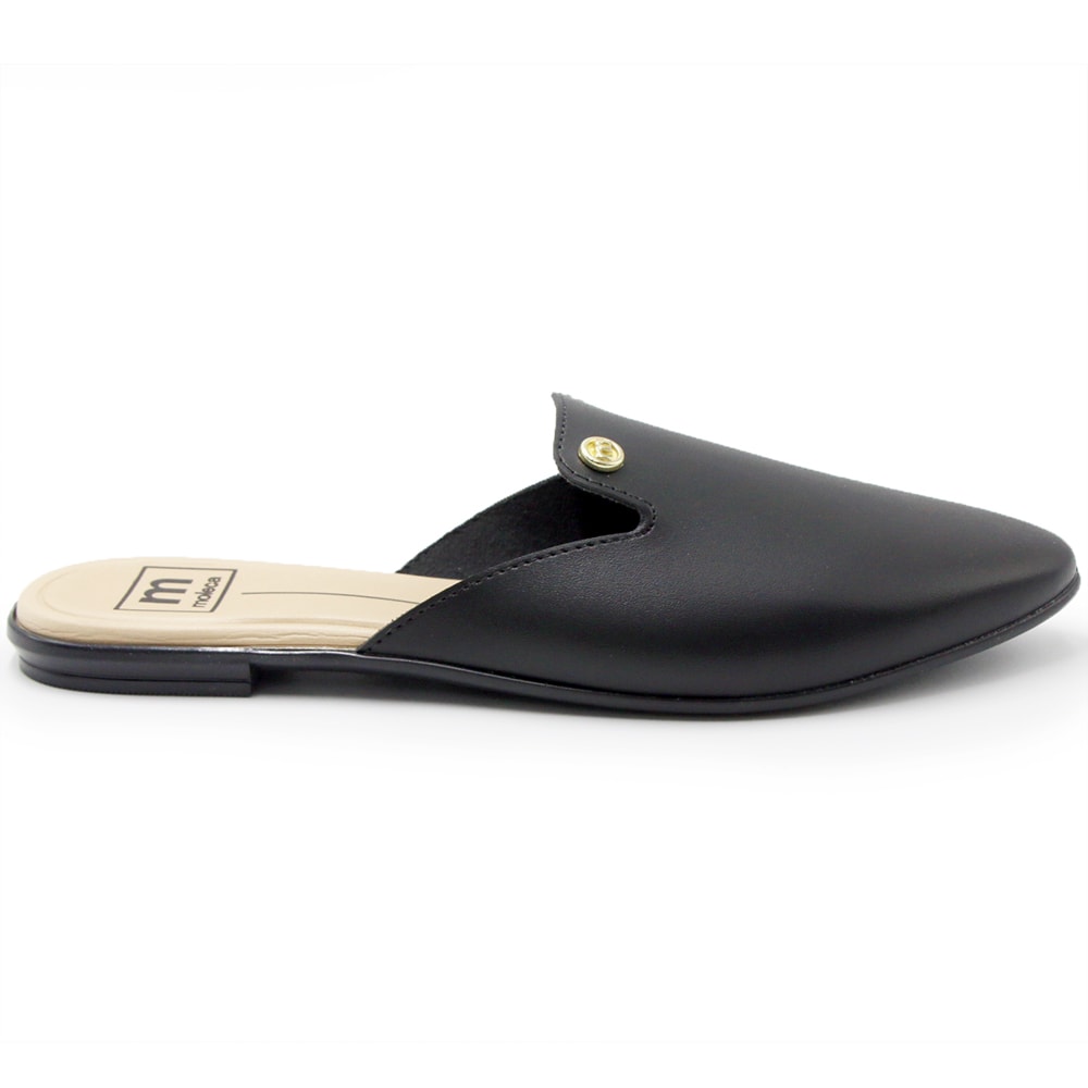 Mule Moleca Feminino Preto - 242156 - Anita Shoes