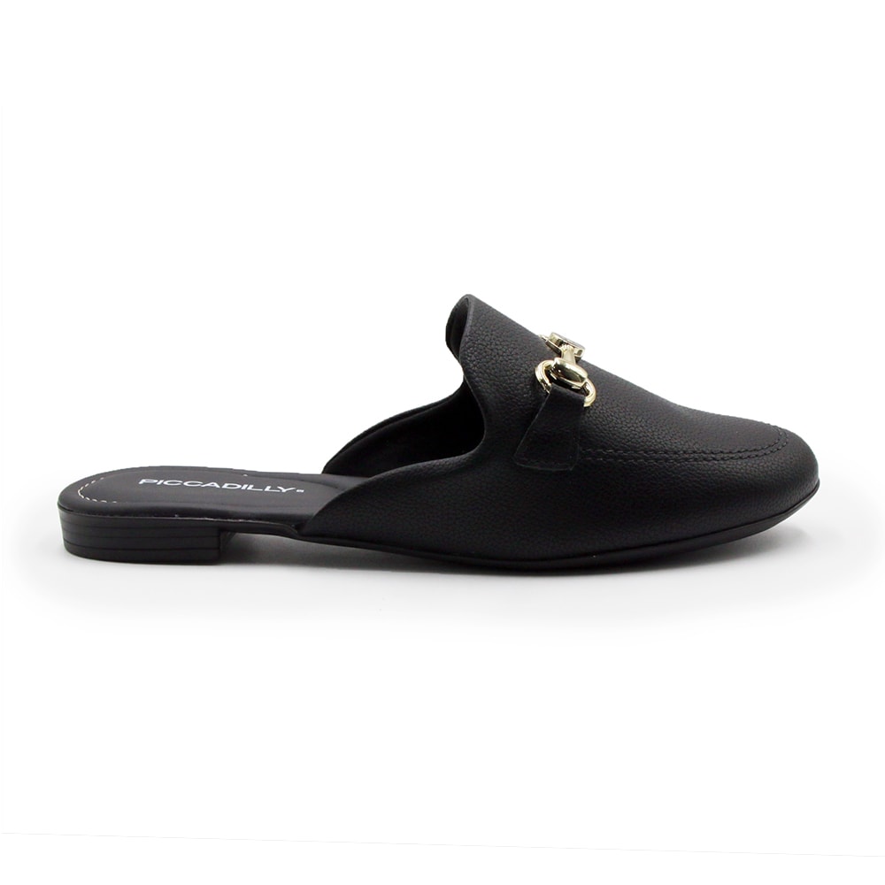 Mule Piccadilly Feminino Preto - 245262 - Anita Shoes