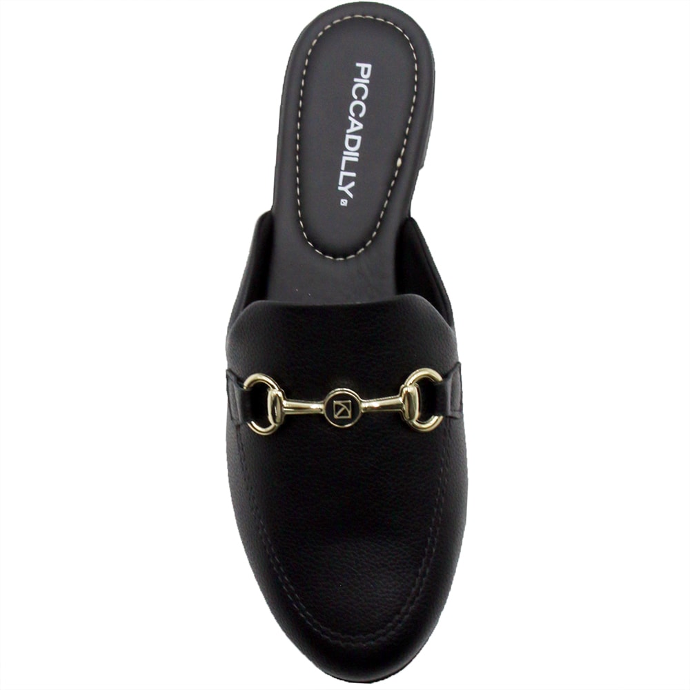 Mule Piccadilly Feminino Preto - 245262 - Anita Shoes