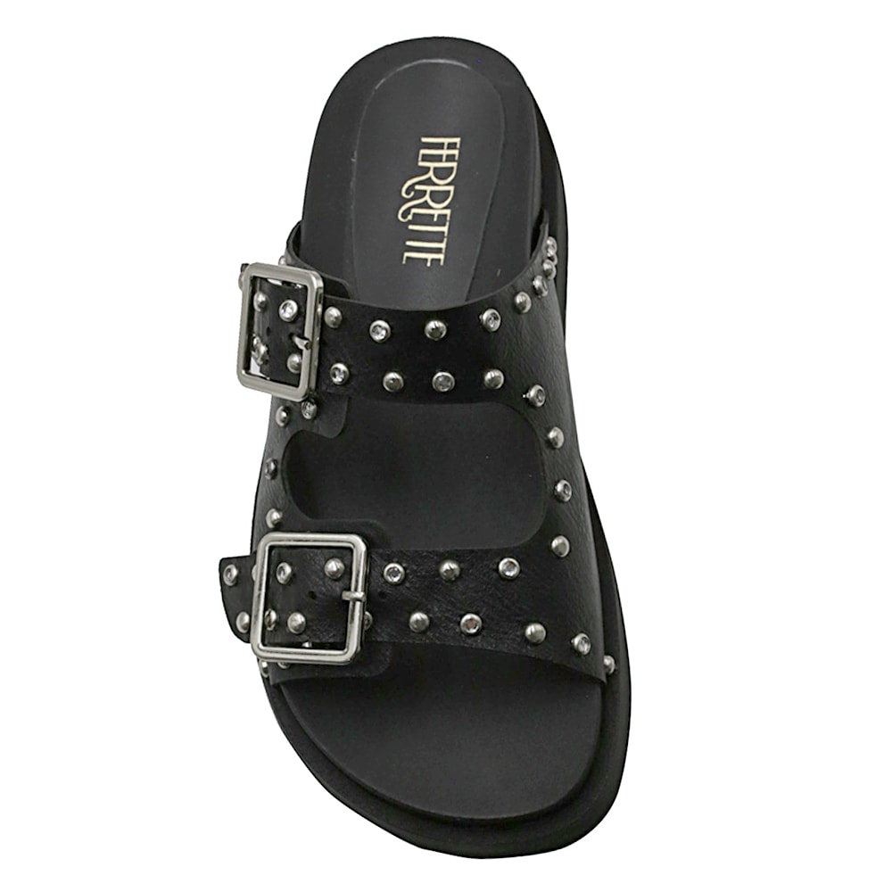 Papete Ferrette Feminina Preto - 274526 - Anita Shoes