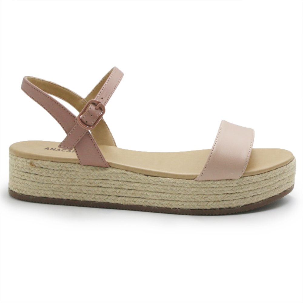 Sandalia Ana Capri Feminina Blush/Rosa - 239807 - Anita Shoes