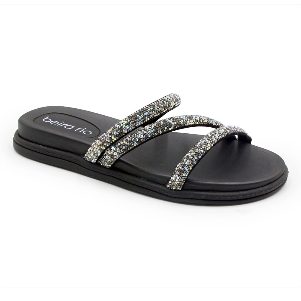 Sandalia Beira Rio Feminina Preto - 266237 - Anita Shoes
