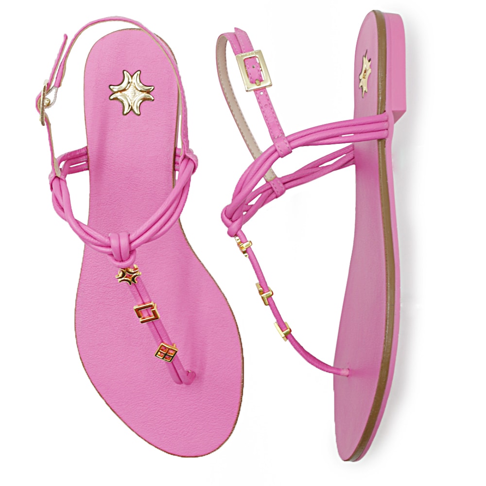 Sandalia Rasteira Luz Da Lua Nina - 260922 - Anita Shoes