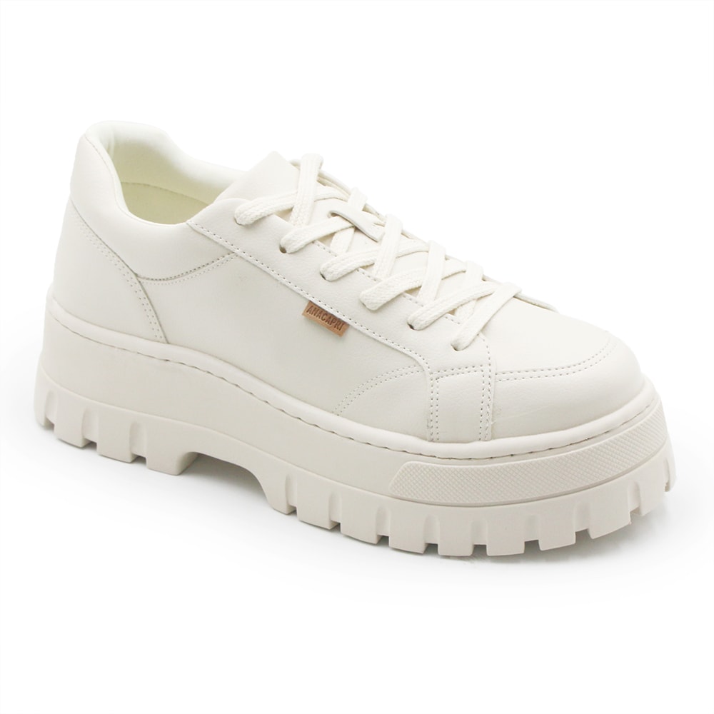 Tenis Ana Capri Feminino Branco - 268721 - Anita Shoes
