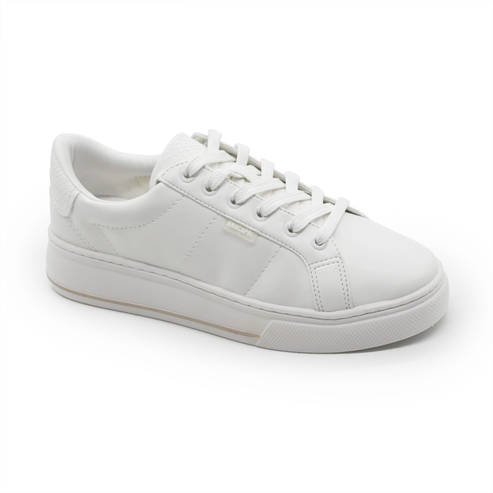 Tenis Ana Capri Feminino Branco - 280660 - Anita Shoes