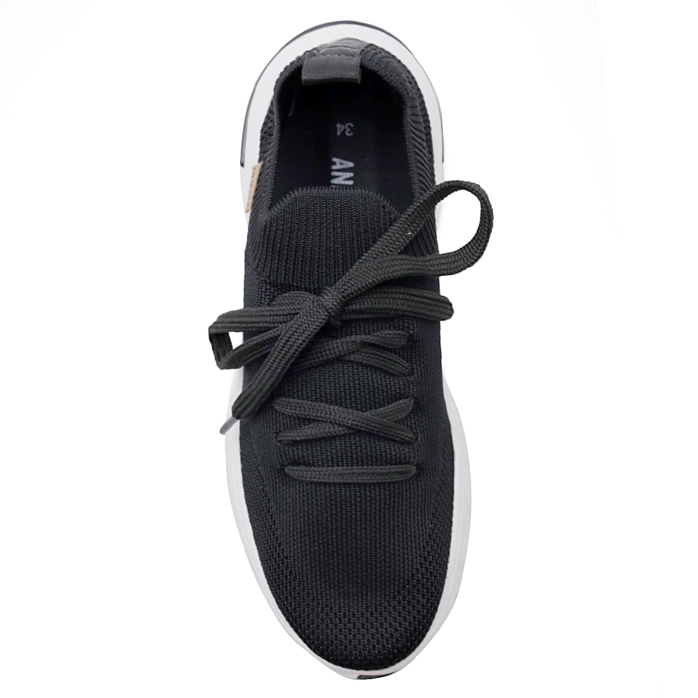 Tenis Ana Capri Feminino Preto - 268716 - Anita Shoes