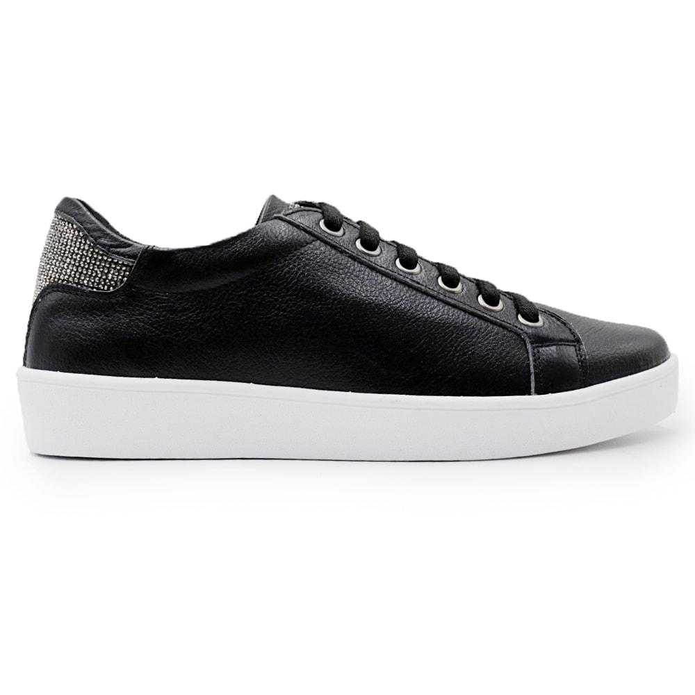 Tenis Casual Orcade Feminino Preto - 259335 - Anita Shoes