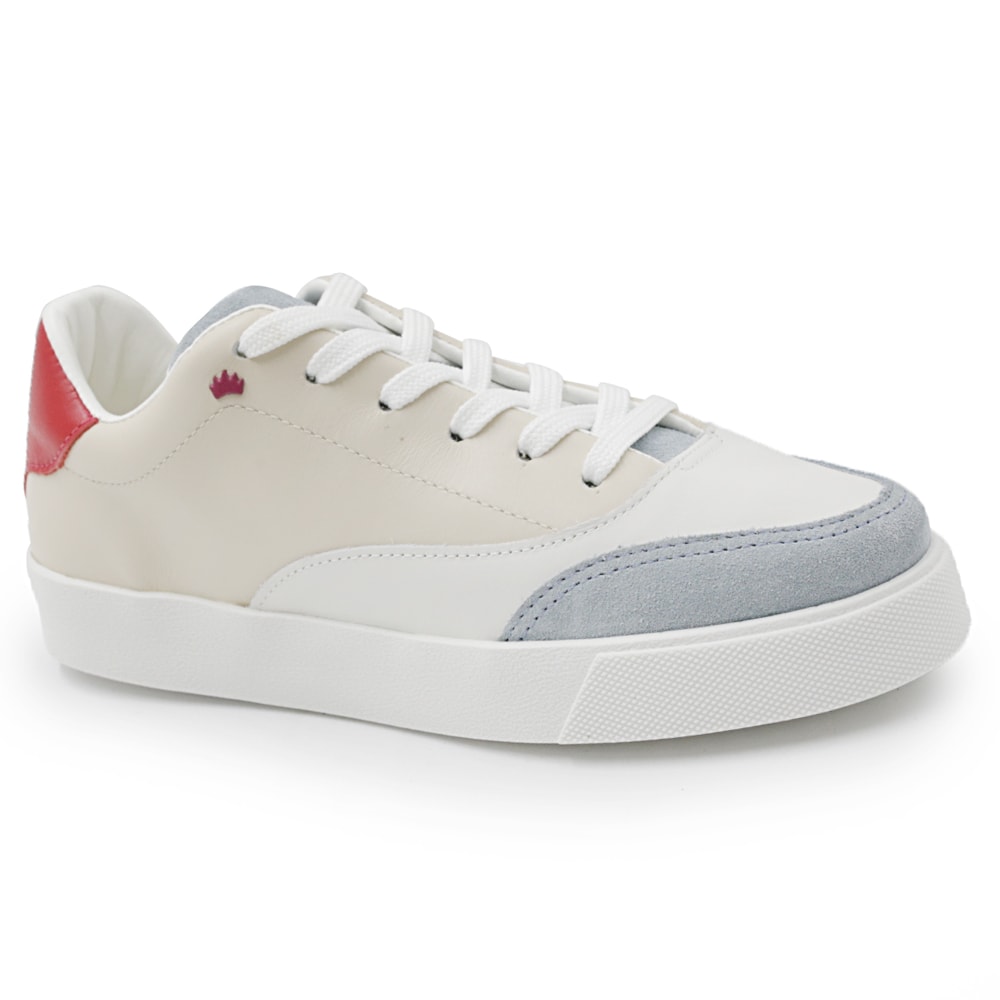 Tenis Casual Pva Anita Griss/Branco - 260946 - Anita Shoes