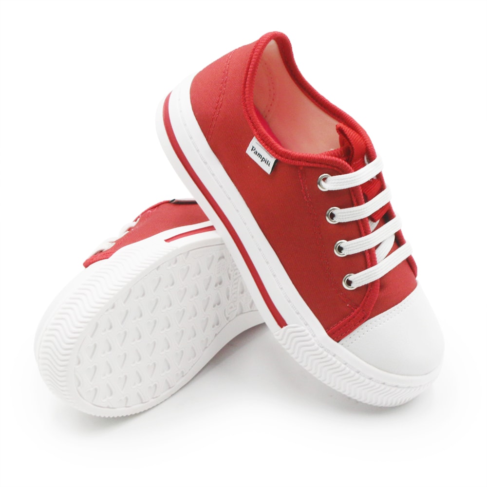 Tenis Pampili Easy Infantil Vermelho - 269605 - Anita Shoes