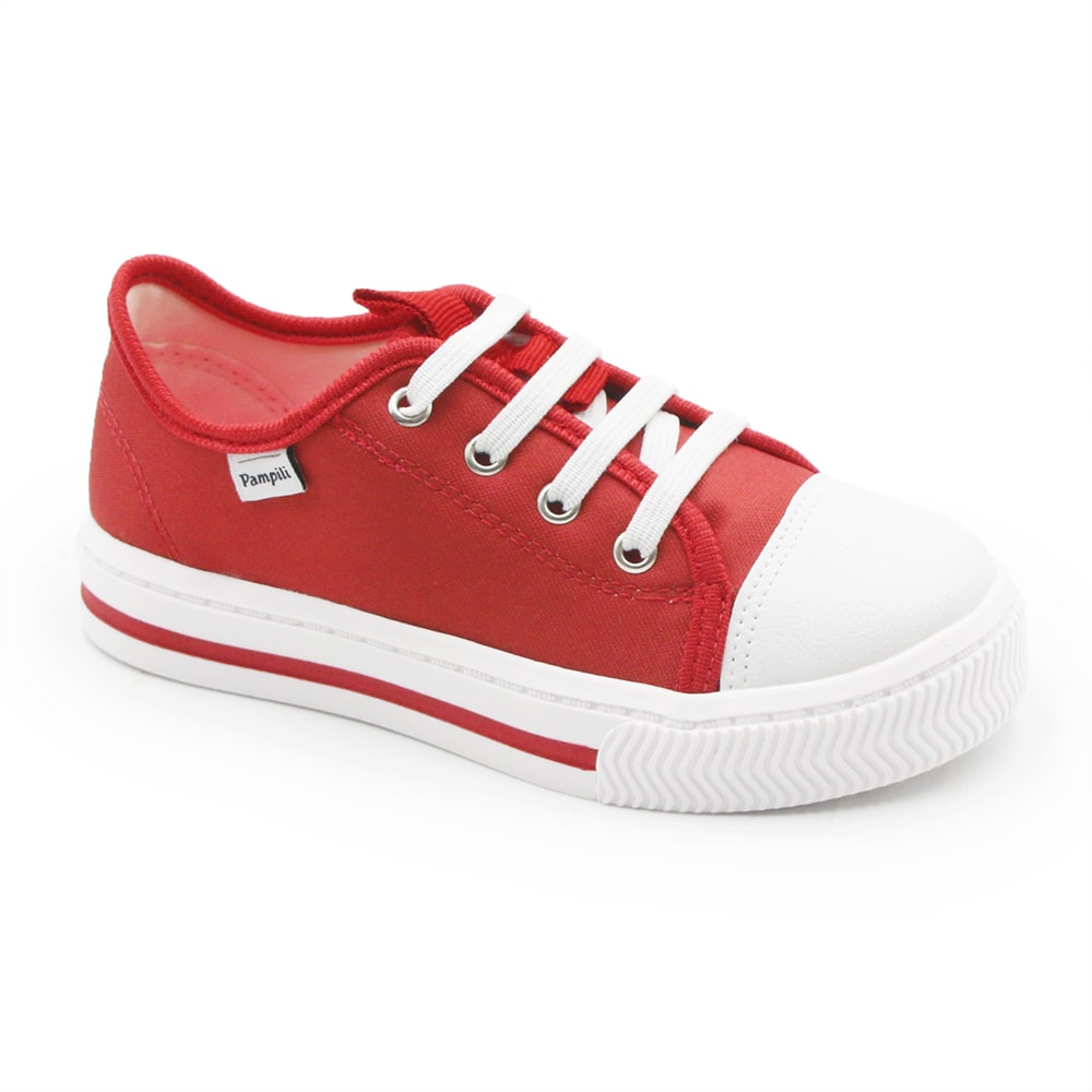 Tenis Pampili Easy Infantil Vermelho - 269605 - Anita Shoes