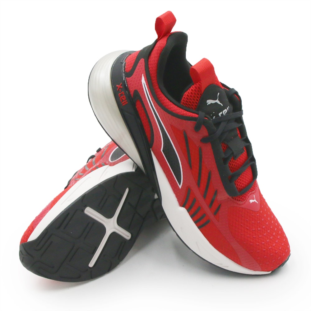 Tenis Puma X Cell Action Masculino Vermelho/Preto - 264246 - Anita Shoes