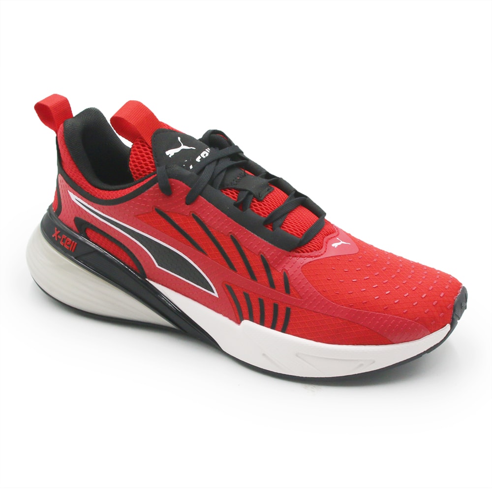 Tenis Puma X Cell Action Masculino Vermelho/Preto - 264246 - Anita Shoes